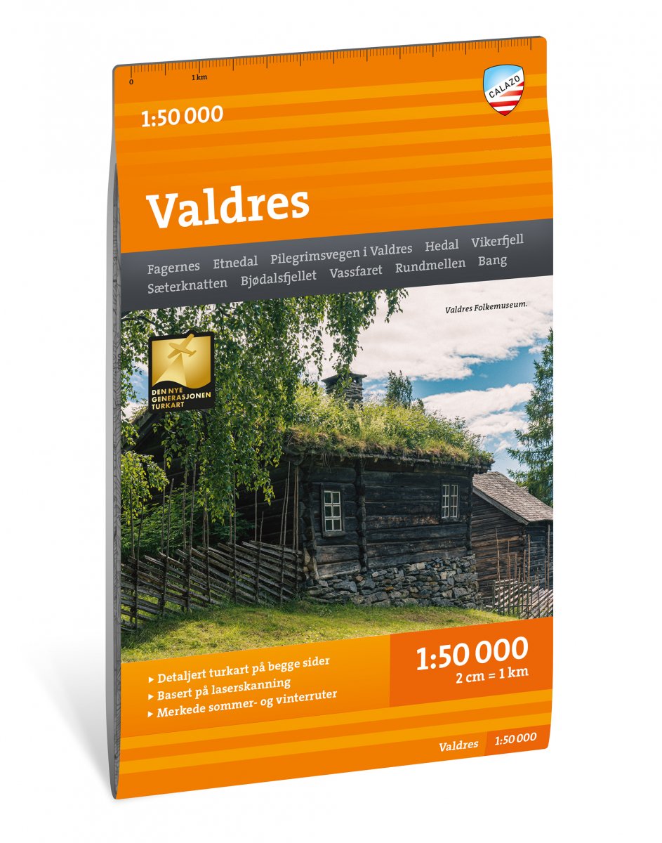 Turkart Valdres 1:50.000 - Karte - Calazo.de